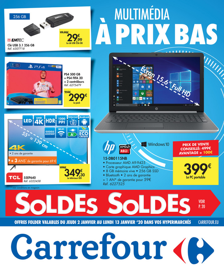 Folder Carrefour - Promotions de la semaine 1 - Grande Vitesse
