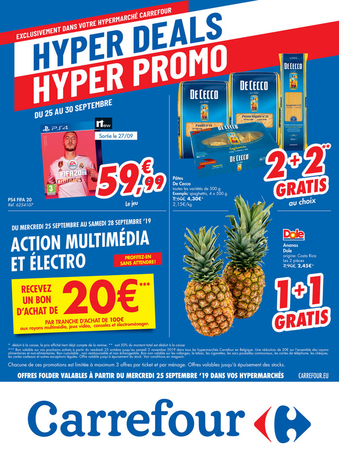 Folder Carrefour - Promotions de la semaine 39