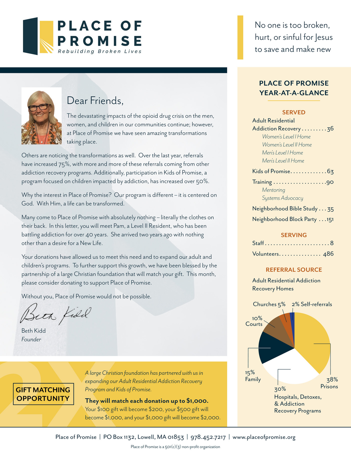 Place of Promise - Place of Promise Year End 2018 Newsletter - Page 1 ...