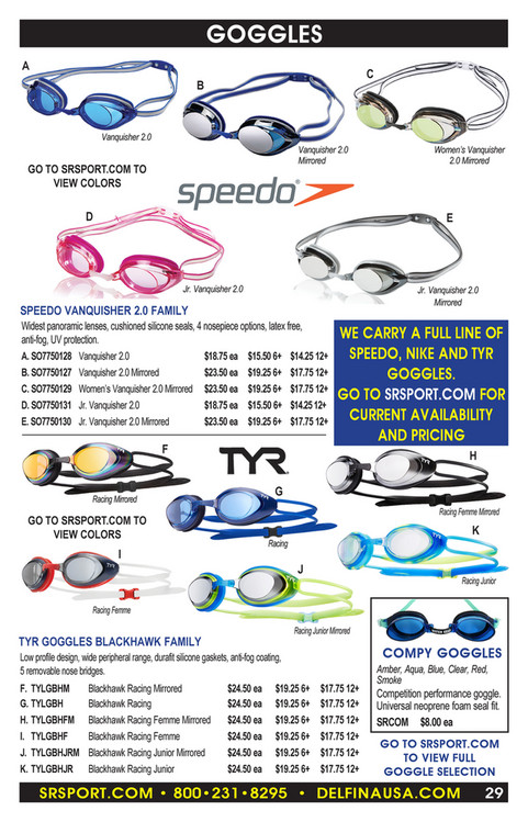 S&R Sport - 2022-2023 S&R Sport Aquatics Catalog - Page 28-29 - Created with Publitas.com