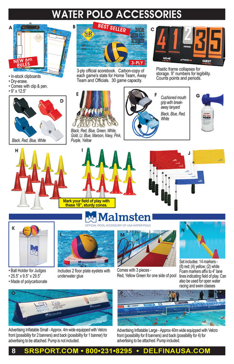 S&R Sport - 2022-2023 S&R Sport Aquatics Catalog - Page 8-9 - Created with Publitas.com