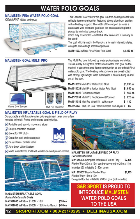 S&R Sport - 2022-2023 S&R Sport Aquatics Catalog - Page 12-13 - Created with Publitas.com