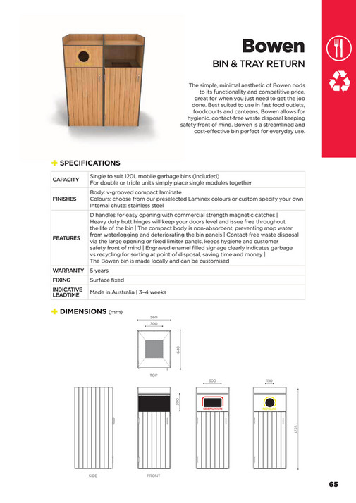 BOTTON + GARDINER | The Bin People | Rubbish and recycling bin range ...