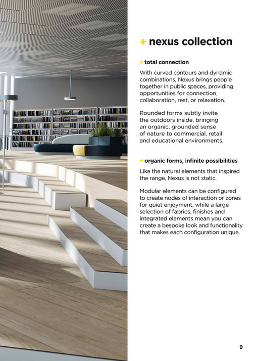 Botton and Gardiner - B+G Nexus Collection Brochure - Page 8-9 - Created with Publitas.com