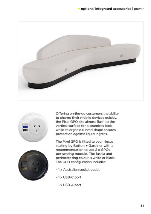 Botton and Gardiner - B+G Nexus Collection Brochure - Page 30-31 - Created with Publitas.com