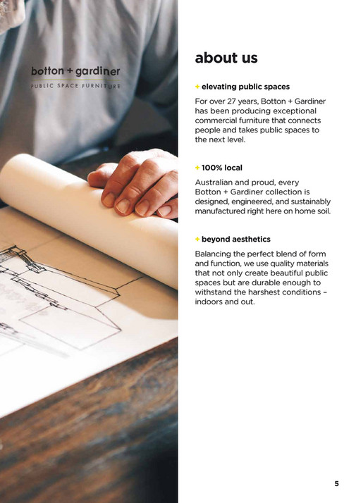 Botton and Gardiner - B+G Nexus Collection Brochure - Page 4-5 - Created with Publitas.com