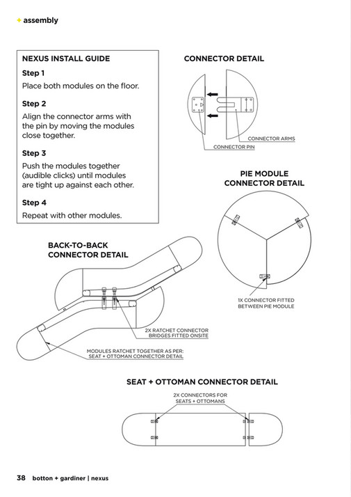 Botton and Gardiner - B+G Nexus Collection Brochure - Page 38-39 - Created with Publitas.com