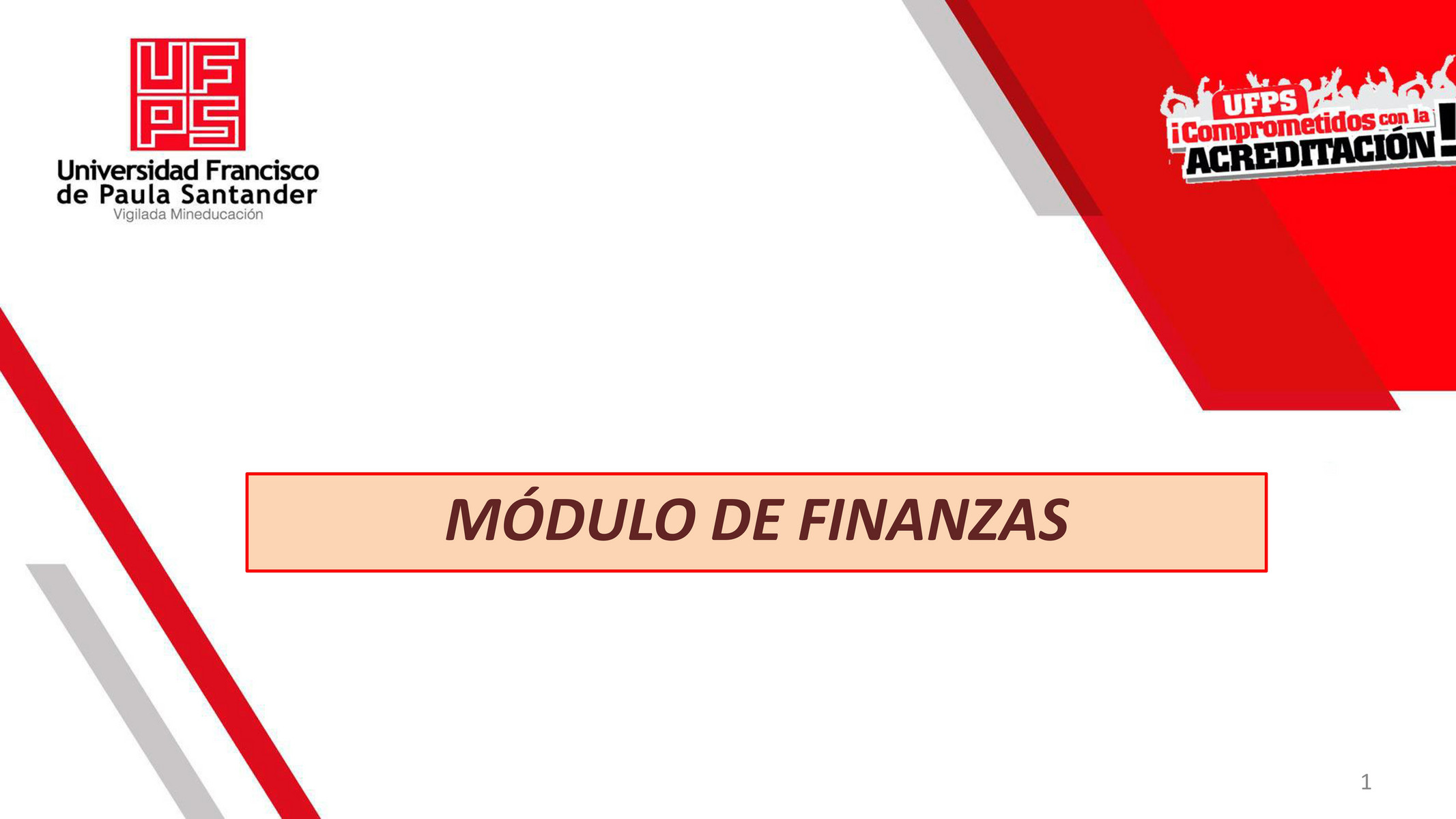 UFPS - Módulo de Finanzas_Lección #_6_Primera_Parte - Page 1 - Created ...