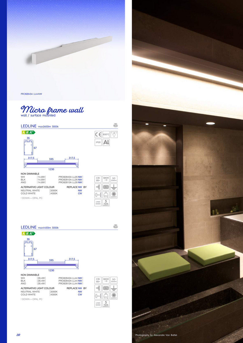 Alpha Alpha 4x1W 9° 3000K ALP.224.XX 1W (ALP.224.XX