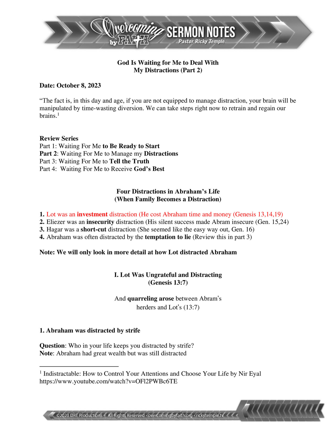 Overcoming by Faith - 100823 - Page 1 - Created with Publitas.com