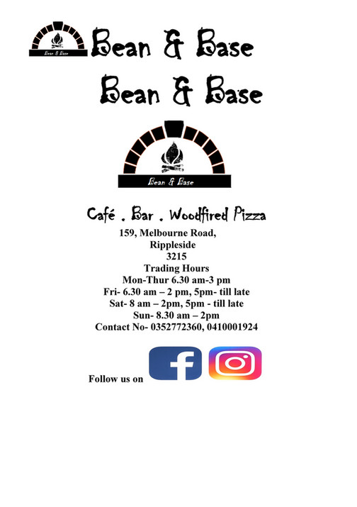 Bean and Base - Bean and Base Menu_ - Page 1 - Created with Publitas.com