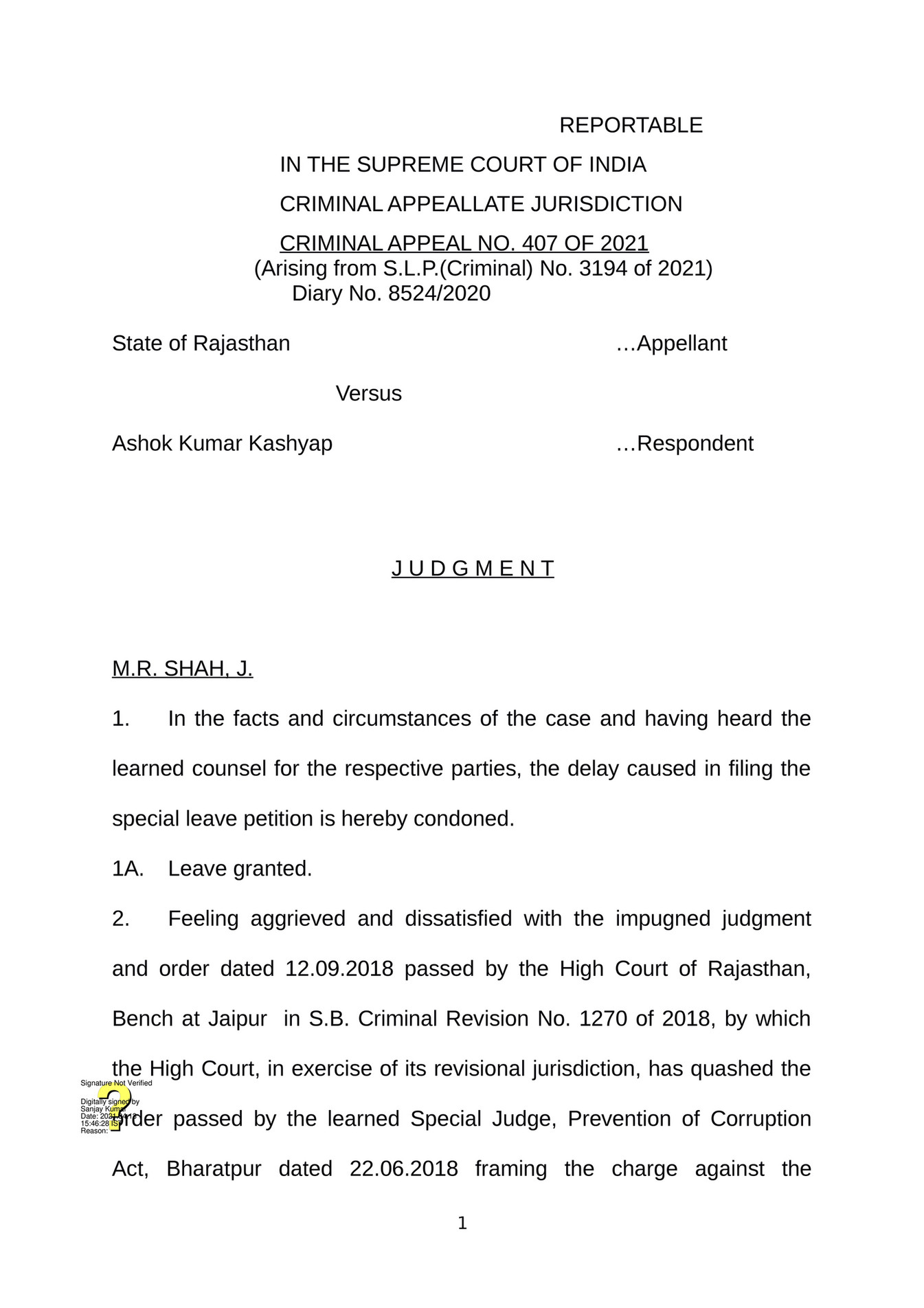 AJAY AMITABH SUMAN - State of Rajasthan Vs Ashok Kumar Kashyap - Page 4 ... AJAY AMITABH SUMAN - State of Rajasthan Vs Ashok Kumar Kashyap - Page 4 ...