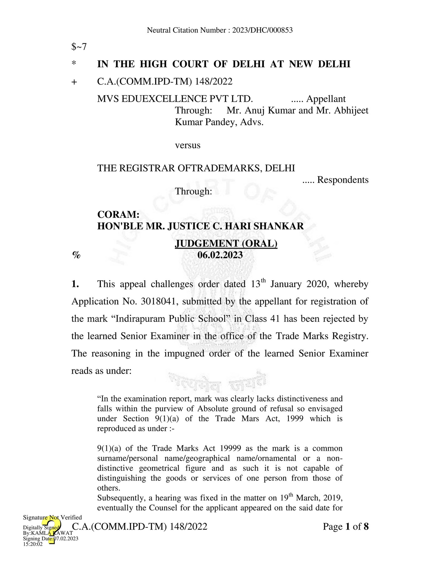 Ajay Amitabh Suman Mvs Eduexcellence Pvt Ltd Vs The Registrar Of