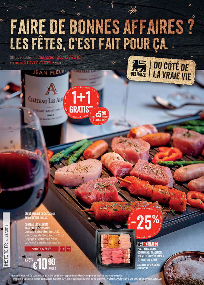 Folder Delhaize - Promotions de la semaine 53