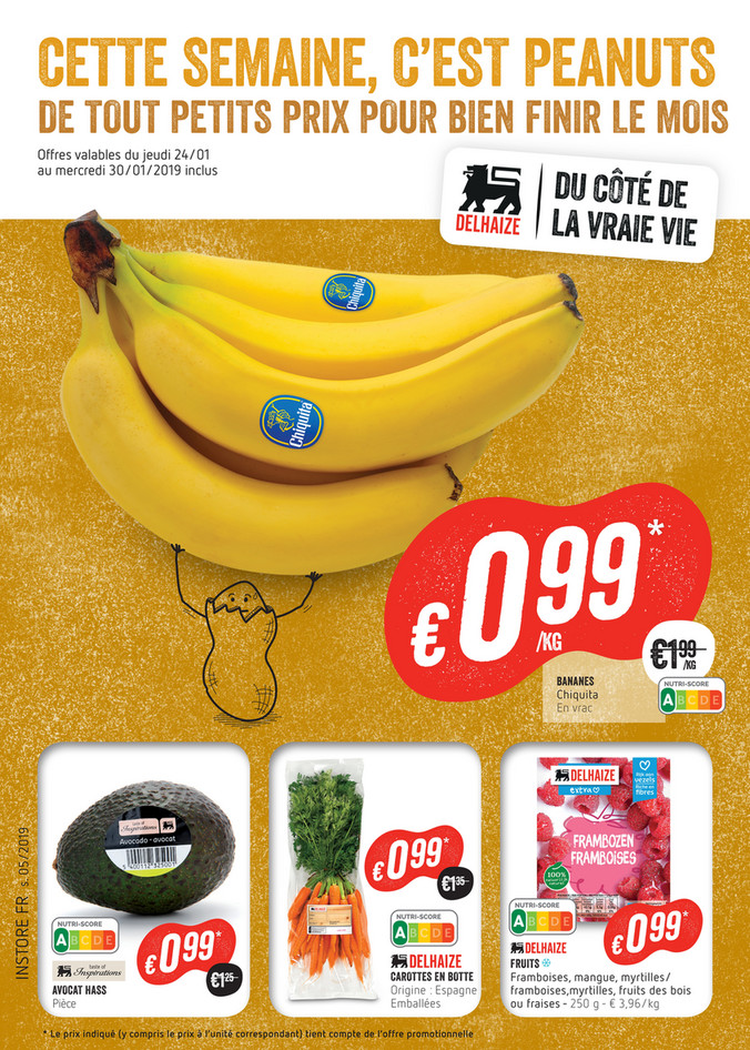 Folder Delhaize du 23/01/2019 au 29/01/2019 - Promotions de la semaine 5