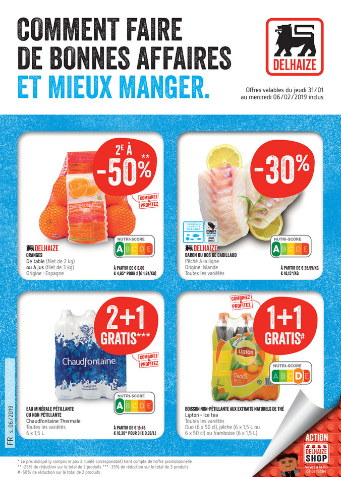Folder Delhaize - Promotions de la semaine 6