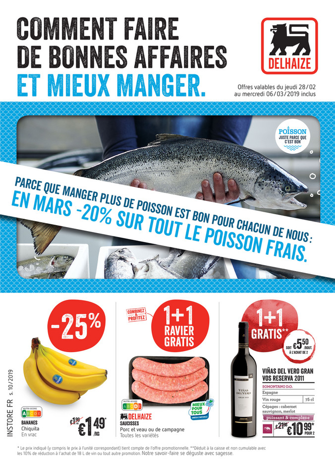Folder Delhaize - Promotions de la semaine 10