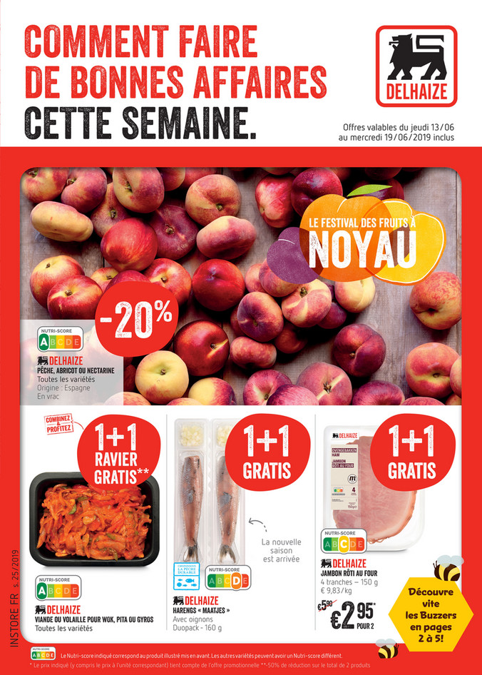 Folder Delhaize - Promotions de la semaine 25