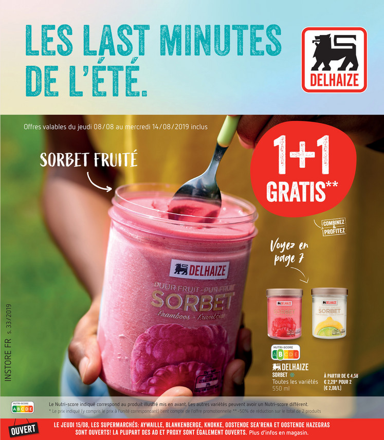 Folder Delhaize - Promotions de la semaine 33