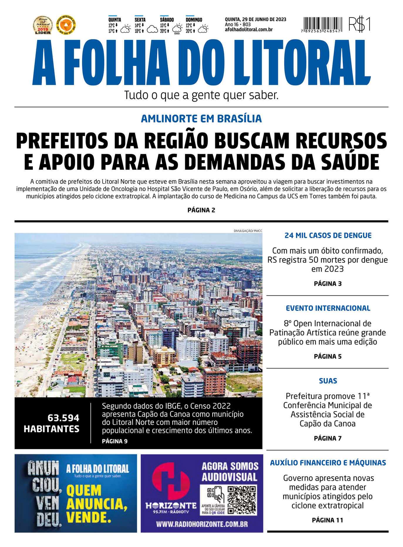 A Folha do Litoral - 803 - Página 1 - Created with Publitas.com