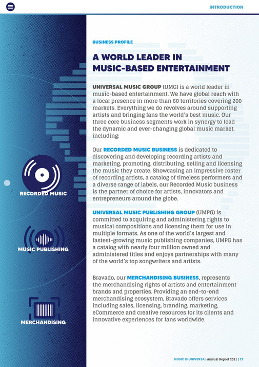 cfreport - UMG Annual Report 2021 - Page 22