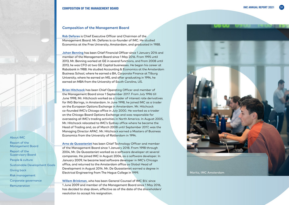 IMC Annual Report 2021 - Page 31