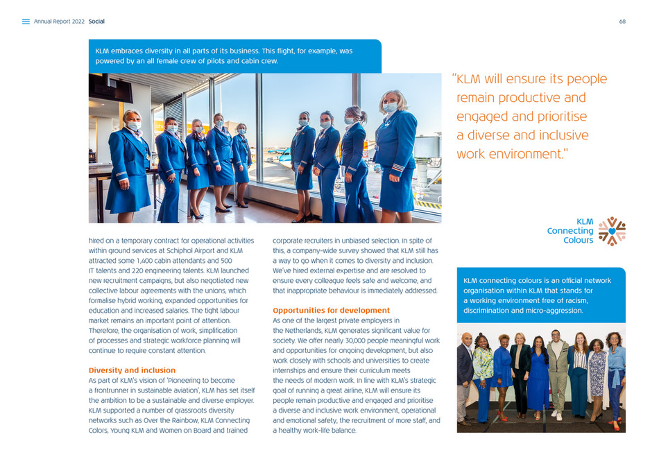 cfreport - KLM Annual Report 2022 - Page 68