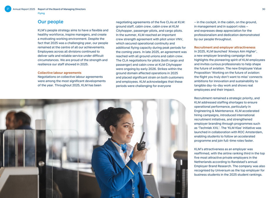 cfreport - KLM Annual Report 2025 - Page 29
