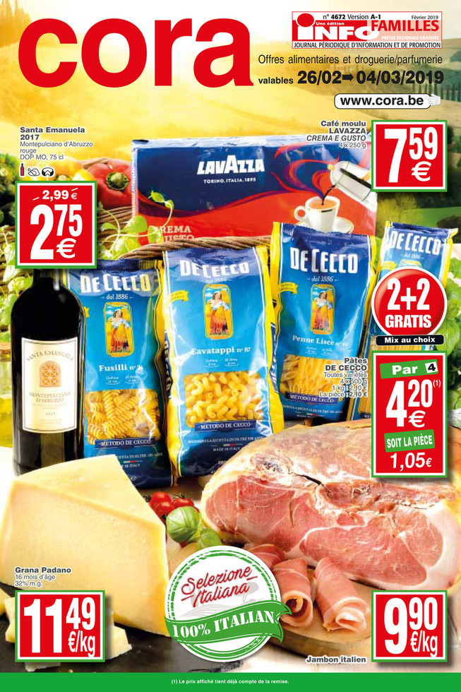 Folder Cora - Promotions de la semaine 9 food