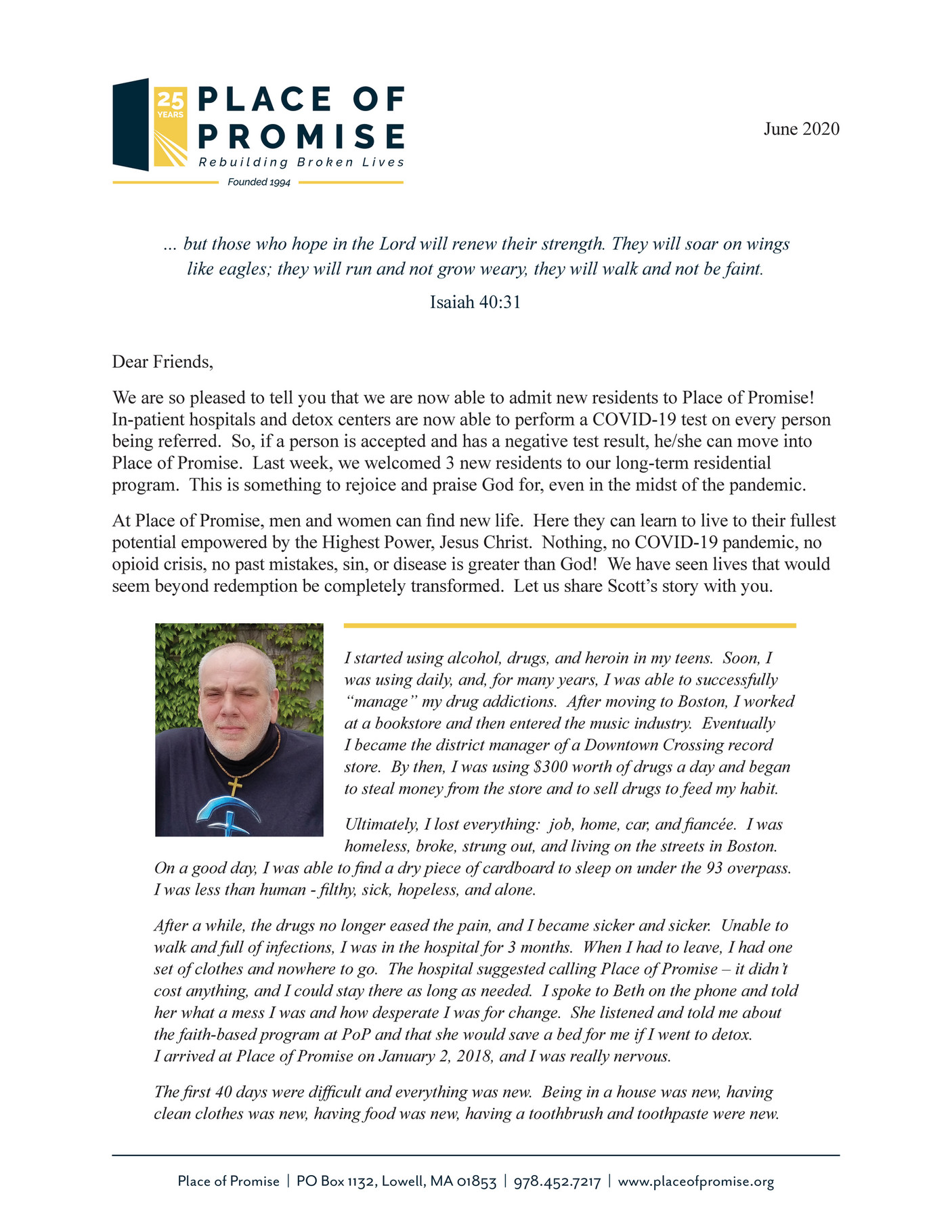 Place of Promise - Place of Promise Newsletter June 2020 - Page 1 ...