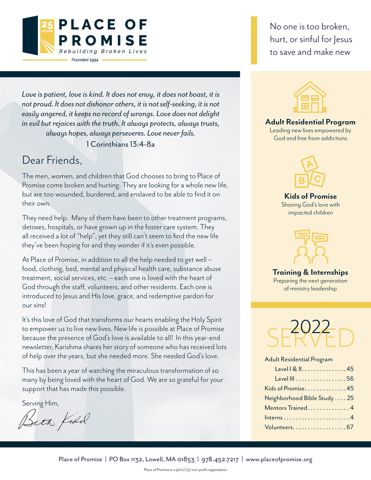 Place of Promise - Place of Promise December 2022 Newsletter - Page 1 ...