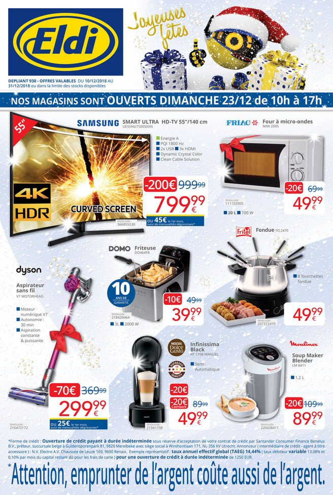 Folder Eldi - Promotions de la semaine 51