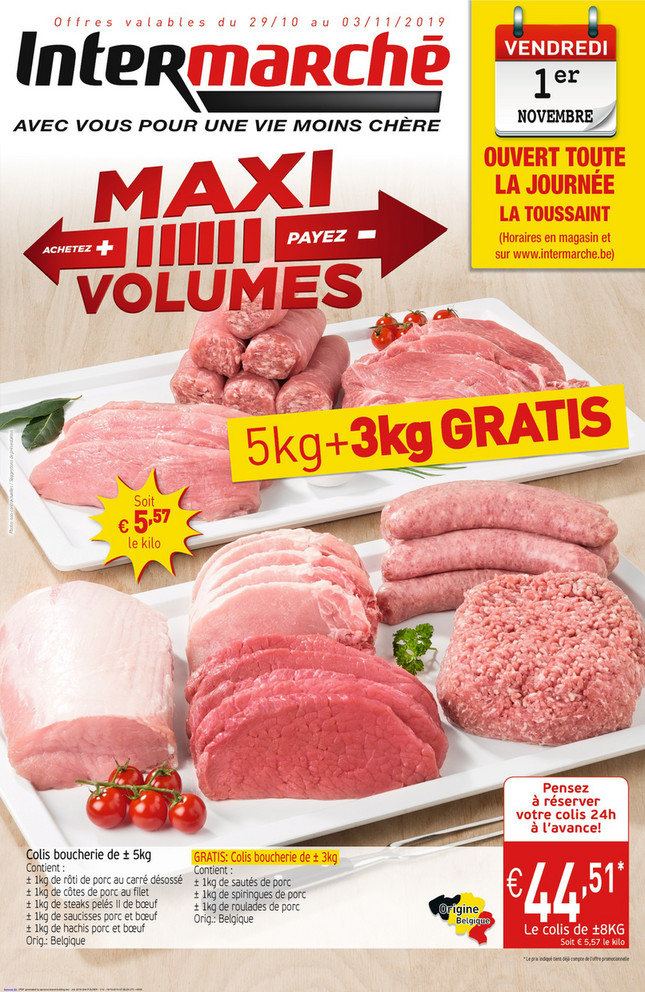 Folder Intermarché - Promotions de la semaine 44