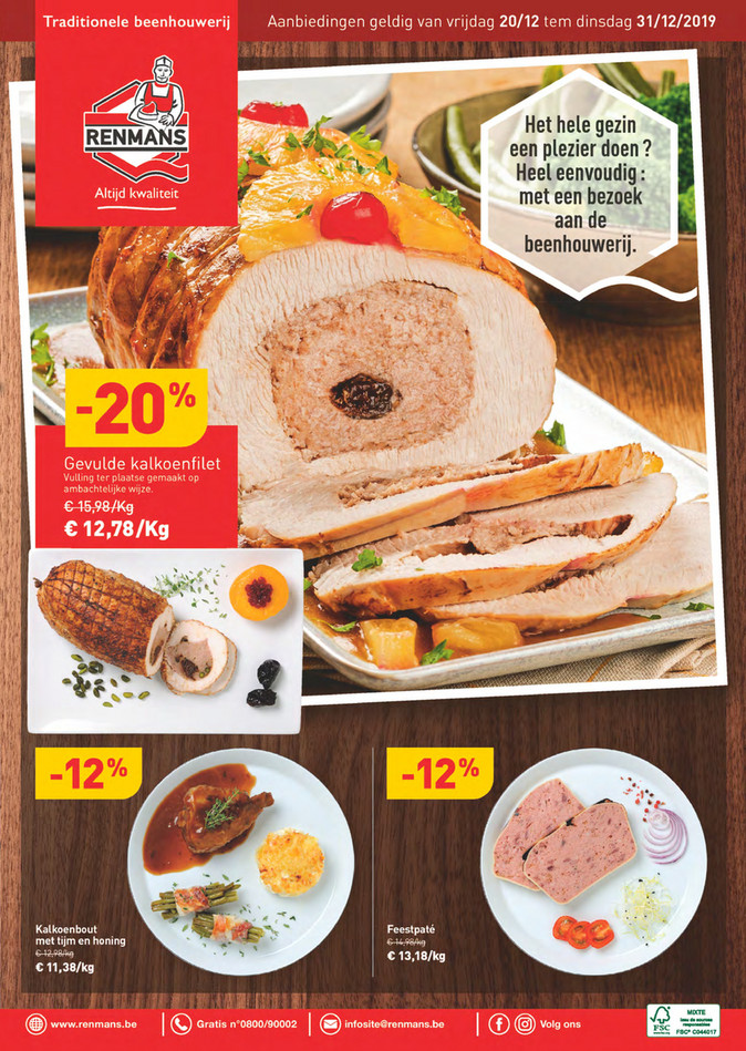 Folder Renmans van 20/12/2019 tot 31/12/2019 - Weekpromoties 50