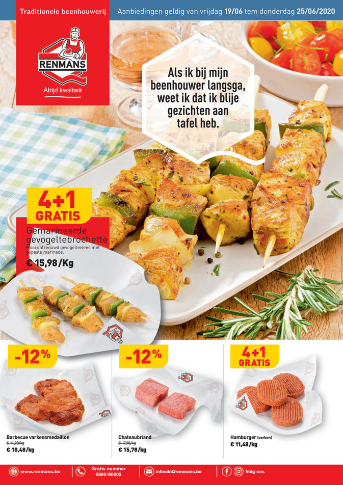 Folder Renmans van 18/06/2020 tot 24/06/2020 - Weekpromoties 25