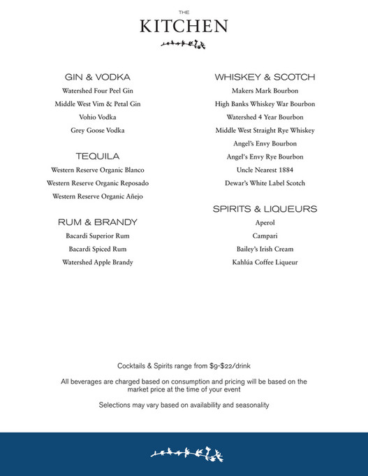 The Kitchen - The Kitchen's Beverage Menu - Page 3