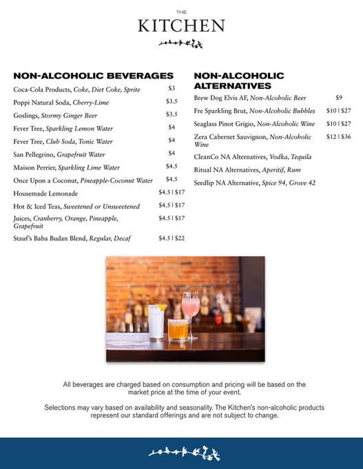 The Kitchen - The Kitchen's Beverage Menu - Page 4