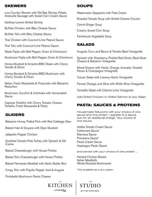 The Kitchen - Spring:Summer Catered Menu - Page 2-3