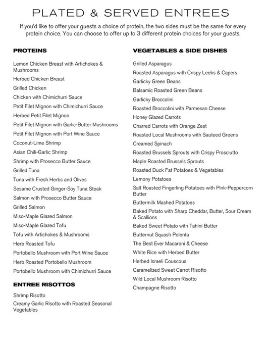 The Kitchen - Fall/Winter Catered Menu - Page 4-5