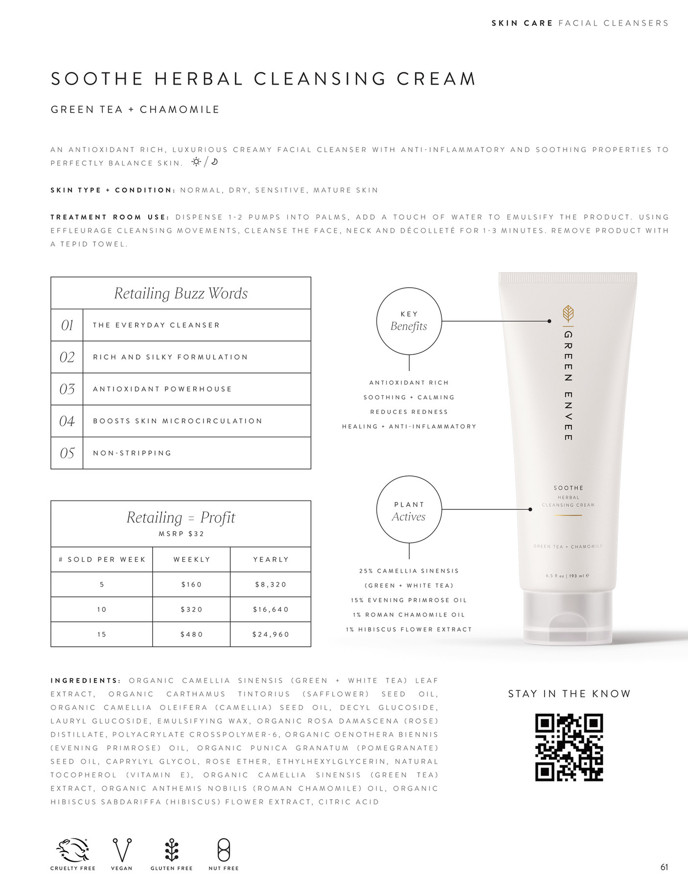 Green Envee Organics - Spa Partner Sample Product Profile Sheets - Page ...
