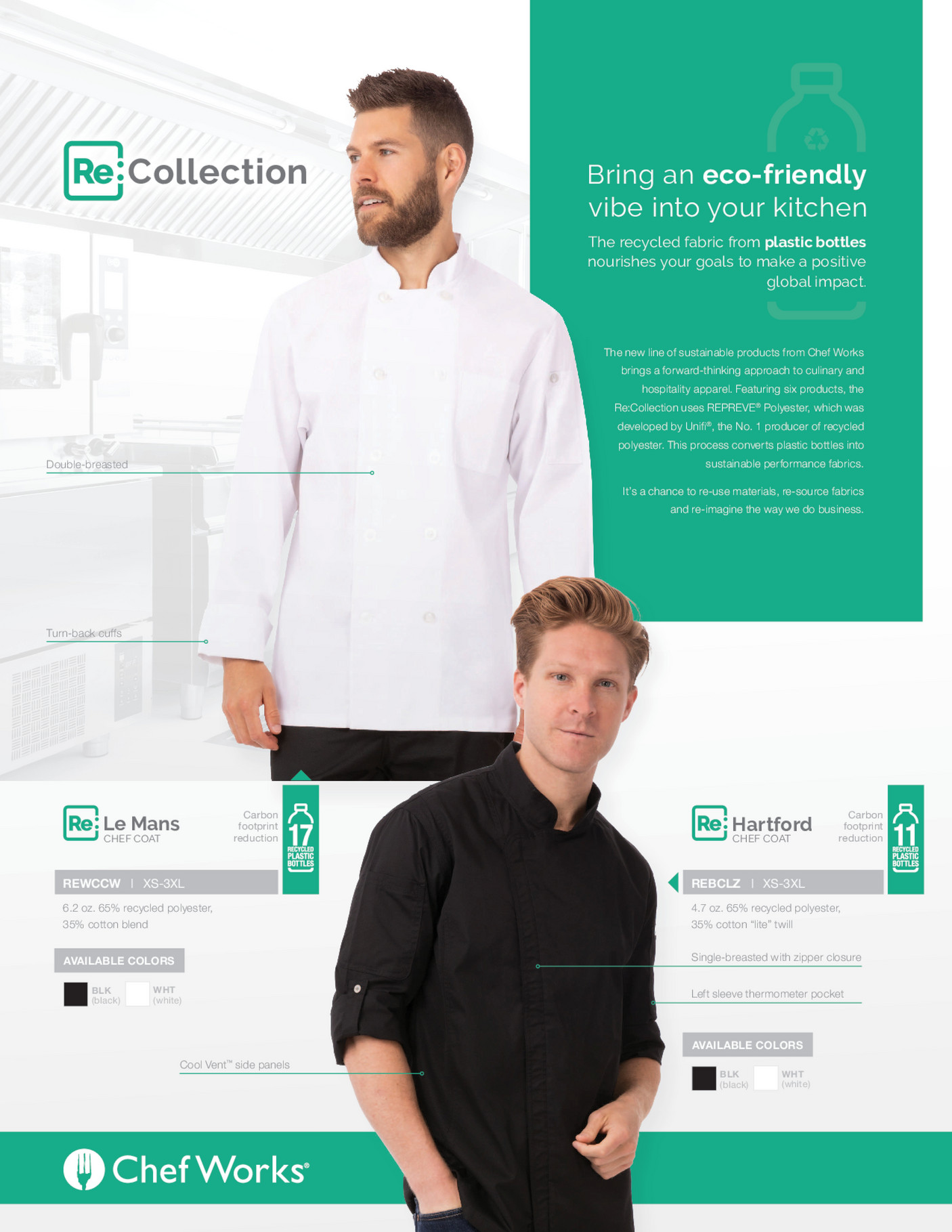 Chef Works Pte Ltd - Chef Works Basics Sustainable Collection - Page 1