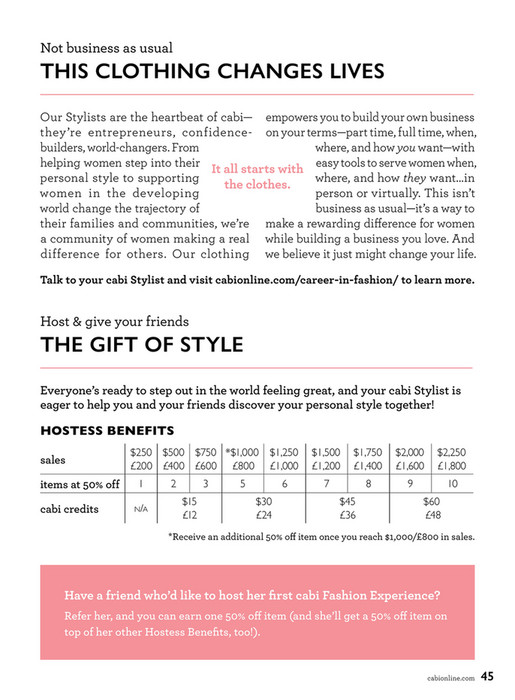 Look Book - cabi Spring 2023 Collection - Page 46-47