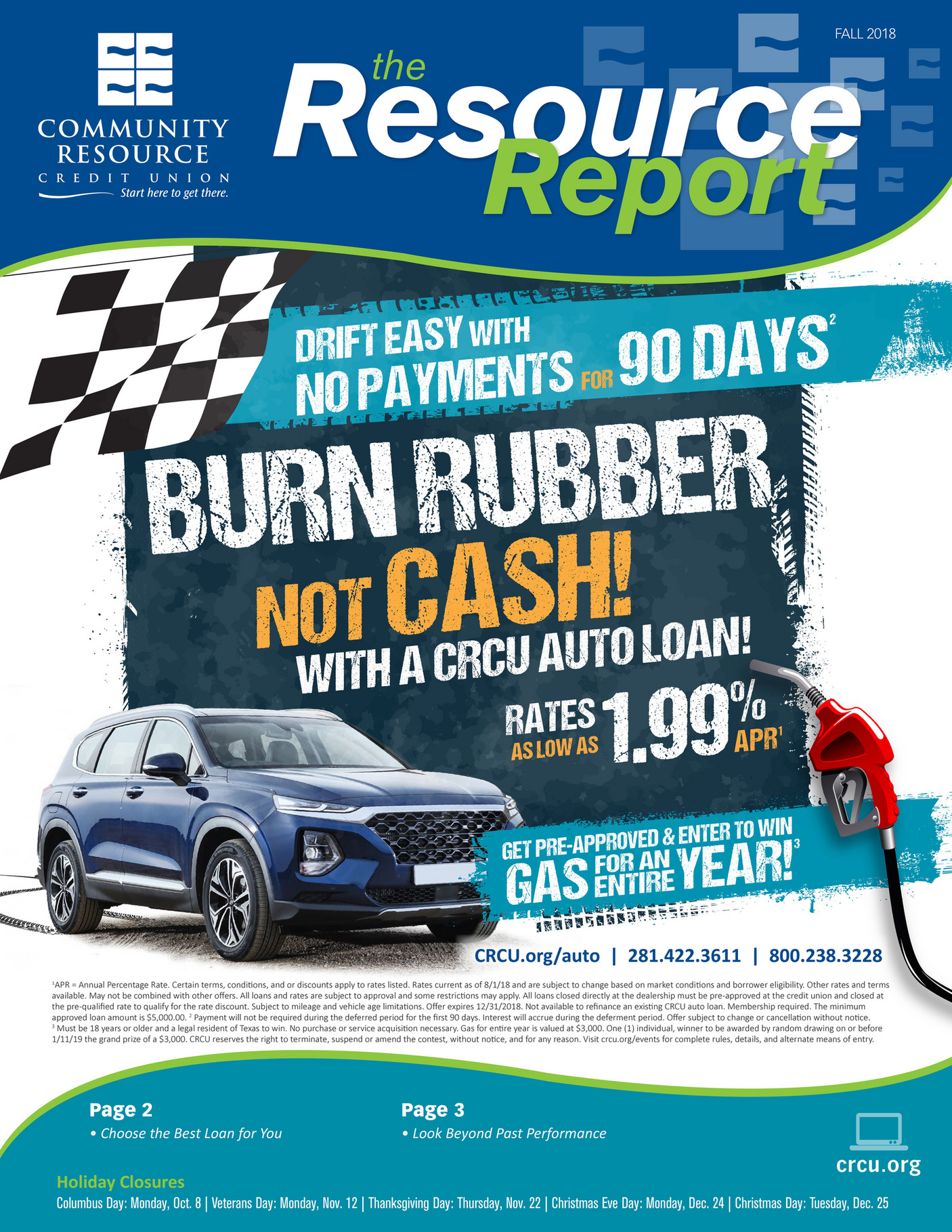 Community Resource Credit Union - 2018 FALL CRCU Resource Report - Page 1