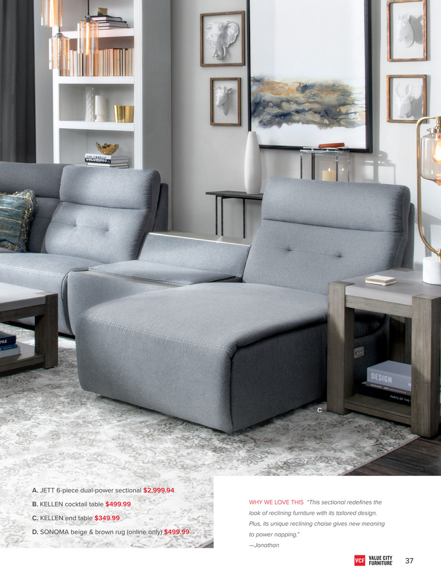 Vcf Sofa Chaise | Baci Living Room