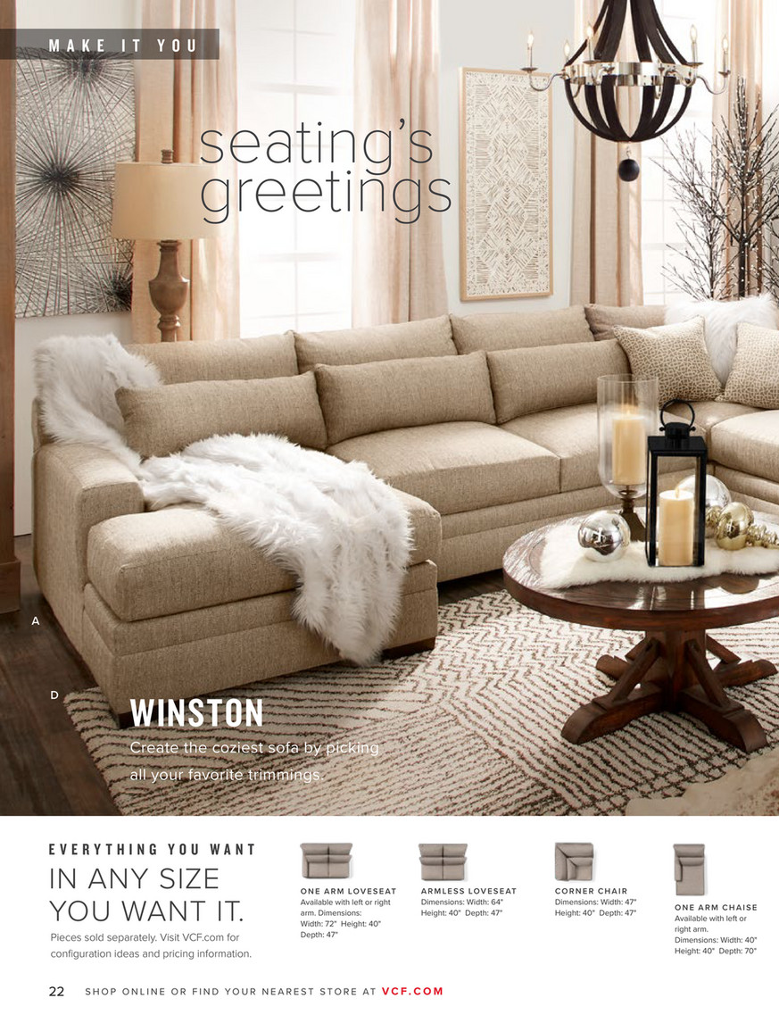 Vcf Sectional Sofa | Baci Living Room