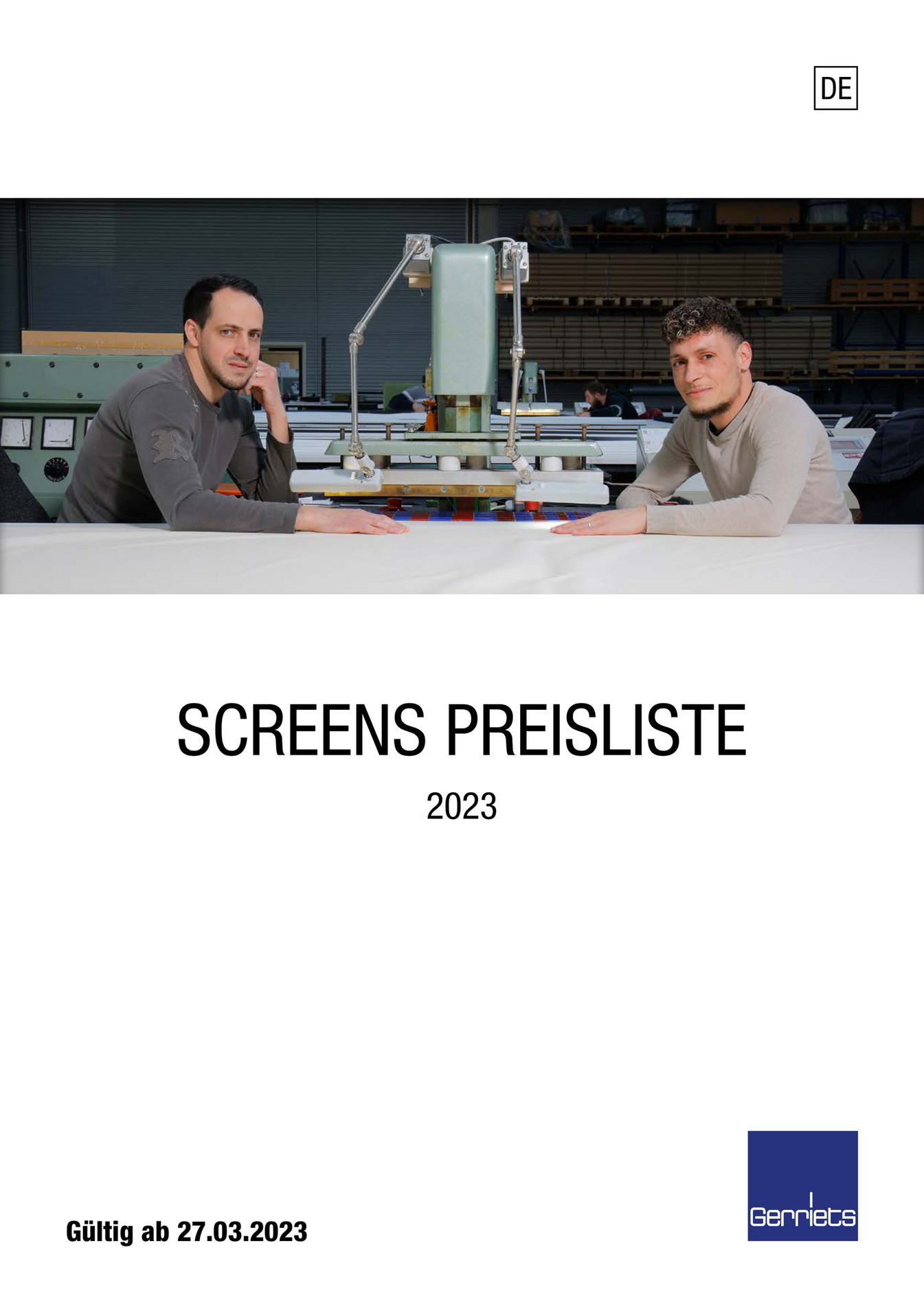 Gerriets GmbH - Preisliste 2023 SCREENS - DE - Page 2-3