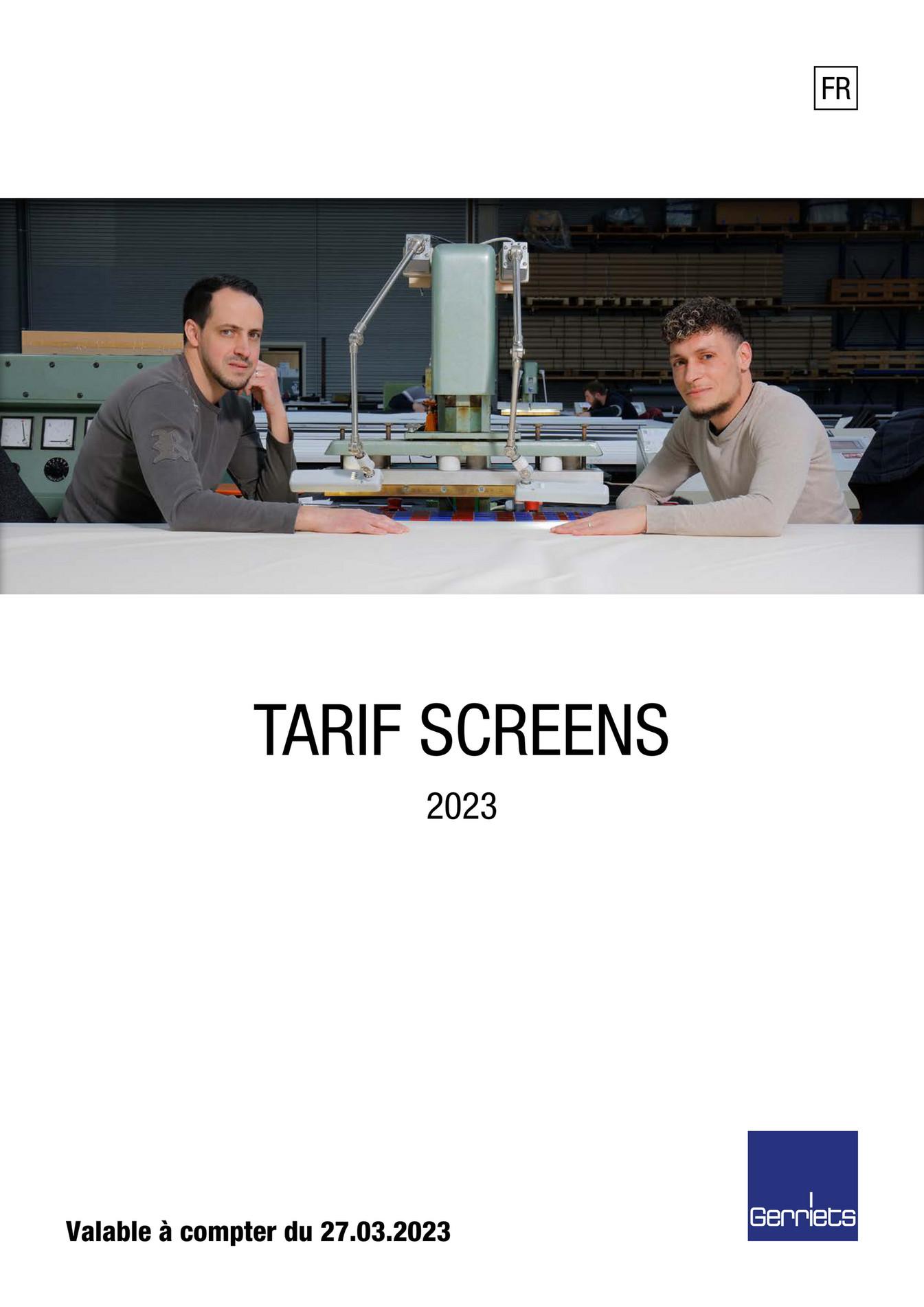 Gerriets GmbH - Tarif 2023 SCREENS - FR - Page 1
