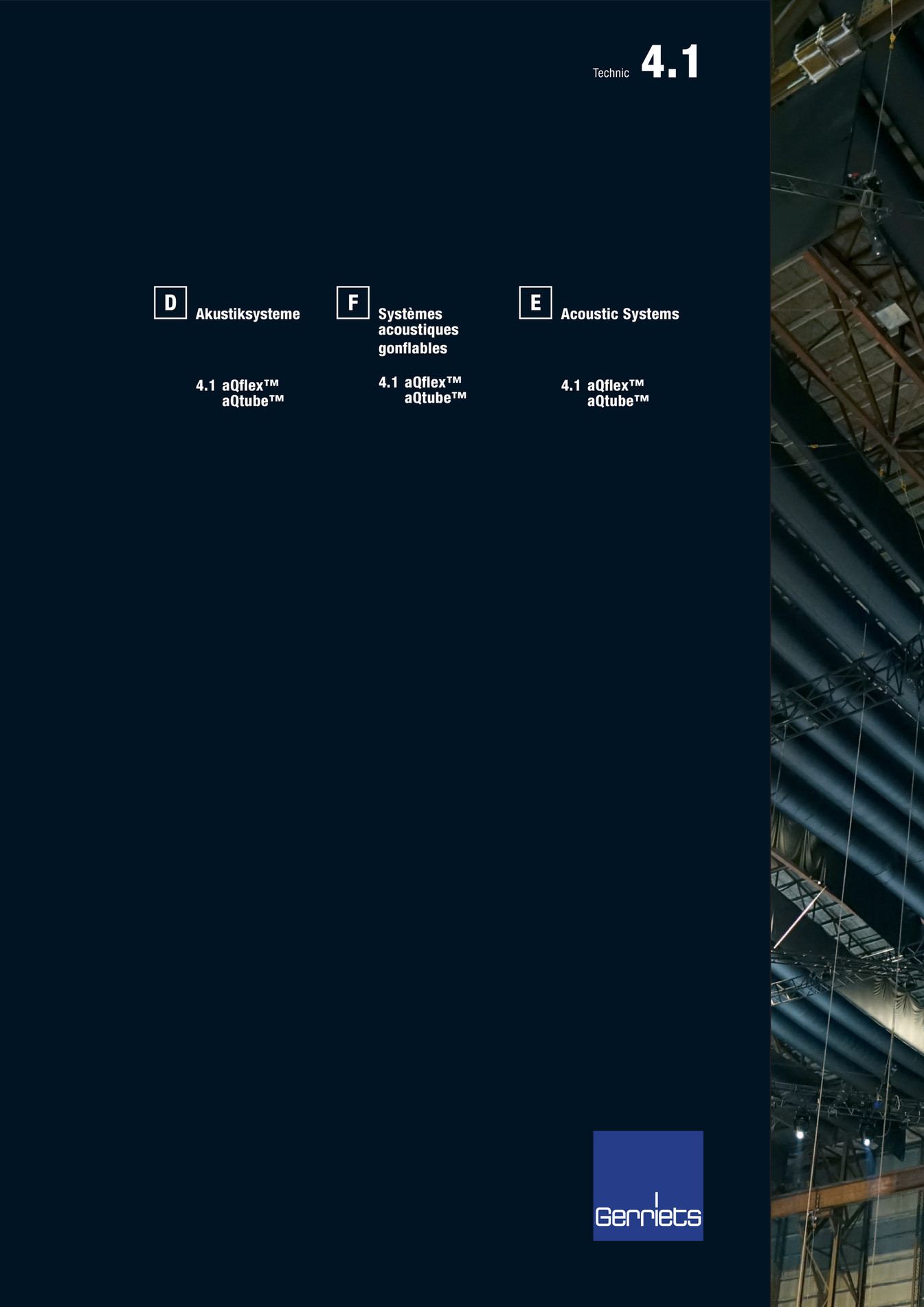 Gerriets GmbH - 4.1 aQflex - Page 1