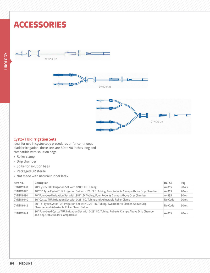 Continuous Bladder Irrigation Tubing