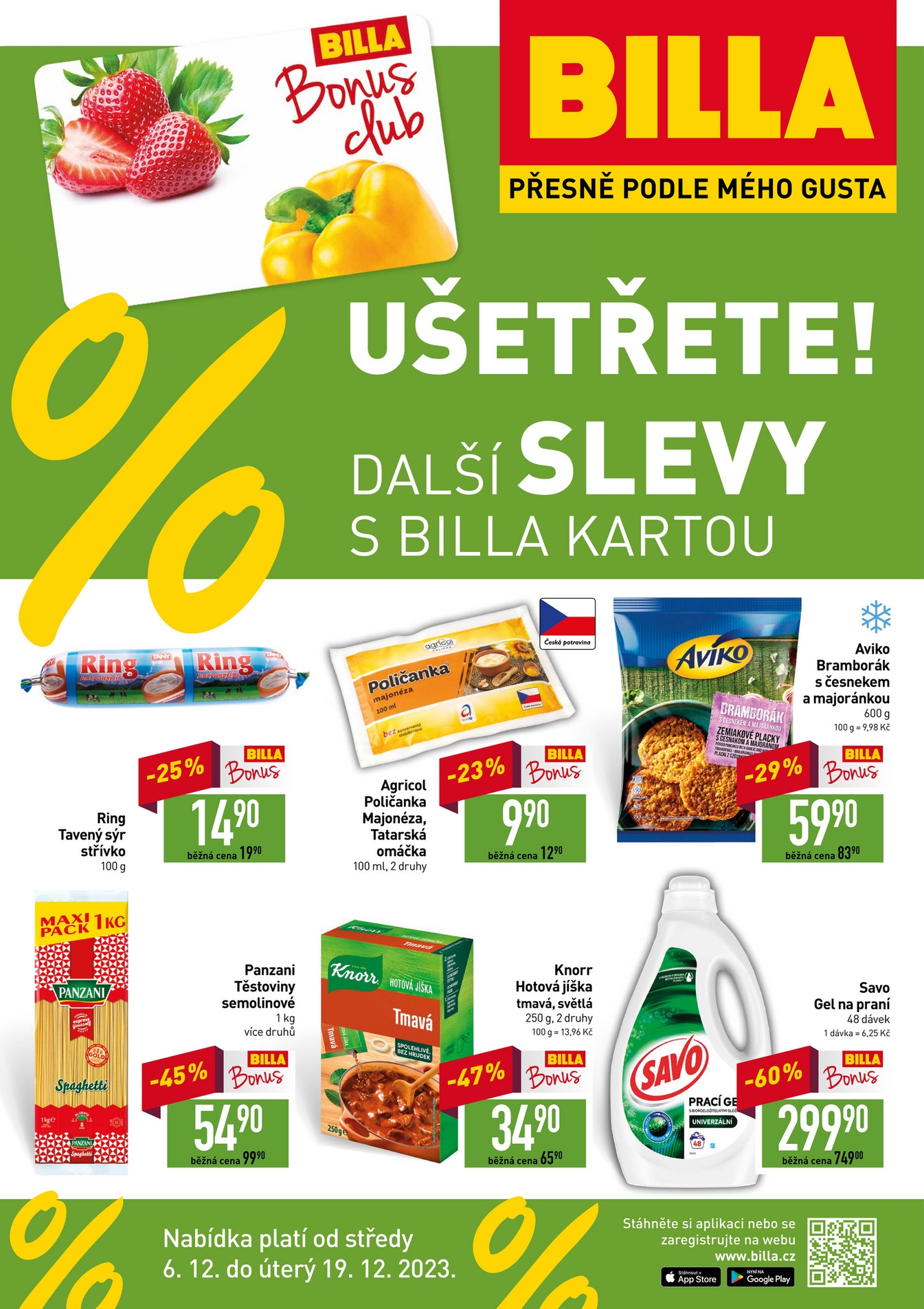 BILLA.cz - Zelené ceny pro členy BILLA Bonus clubu - Strana 2